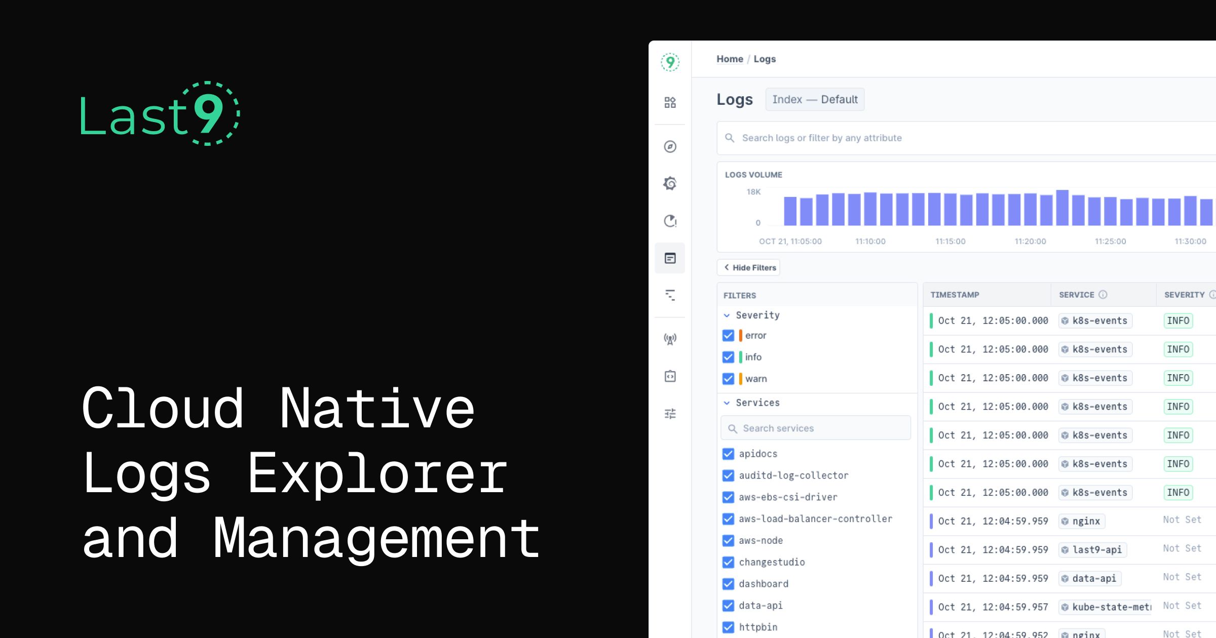 Cloud Native Logs Explorer and Logs Management | Last9